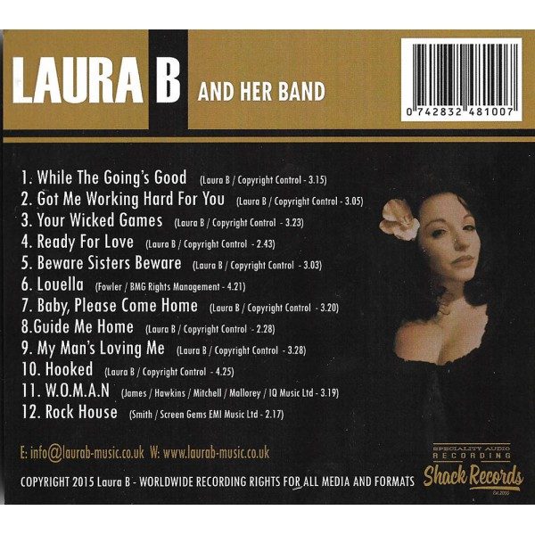 Laura B and Her Band ( CD ) | Crazy Times Music