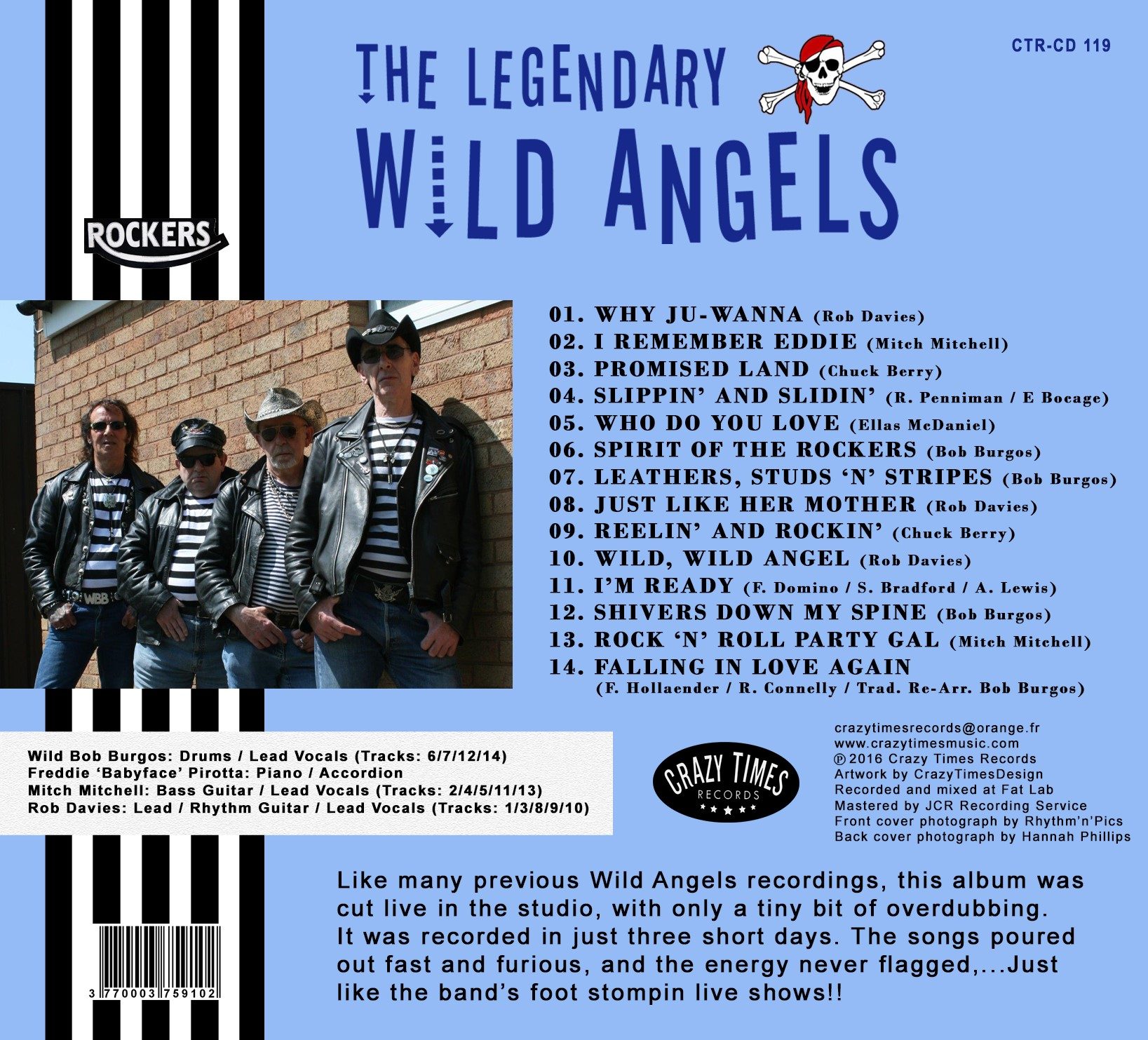 The Wild Angels (CD) | Crazy Times Music